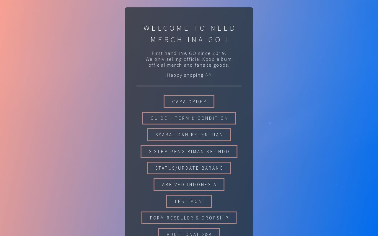 Need Merch